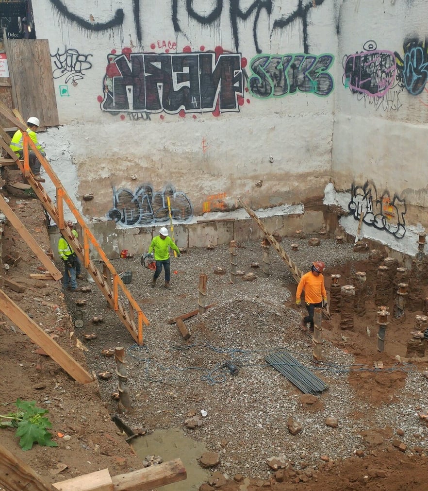 NYC - 112 STELCOR® Piles to 30' for a 12-Story Mixed-Use Rental Building