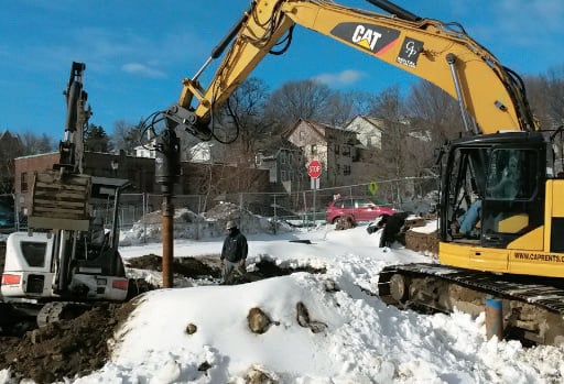 8.625" Helical Pipe Piles from IDEAL Foundation Systems