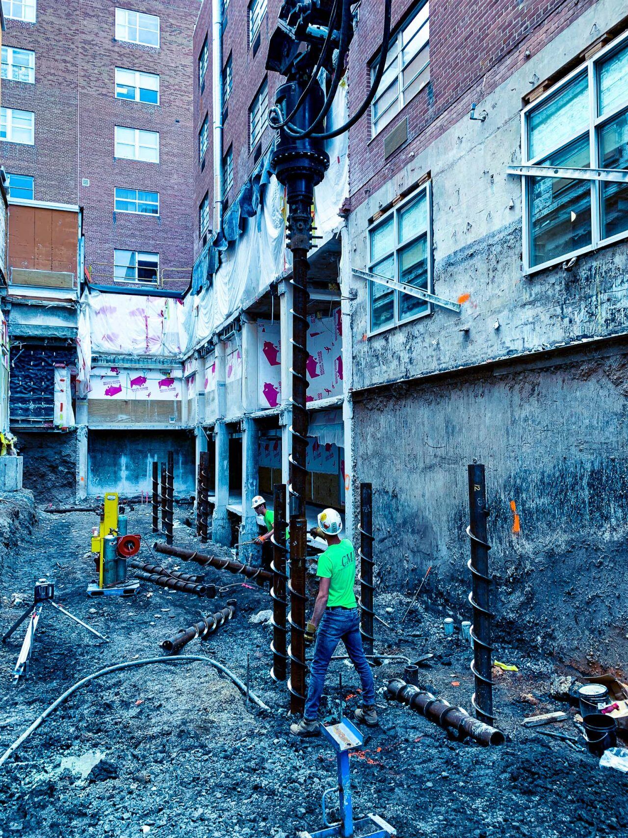 IDEAL's Silent Micropiles Aid Highland Hospital Expansion